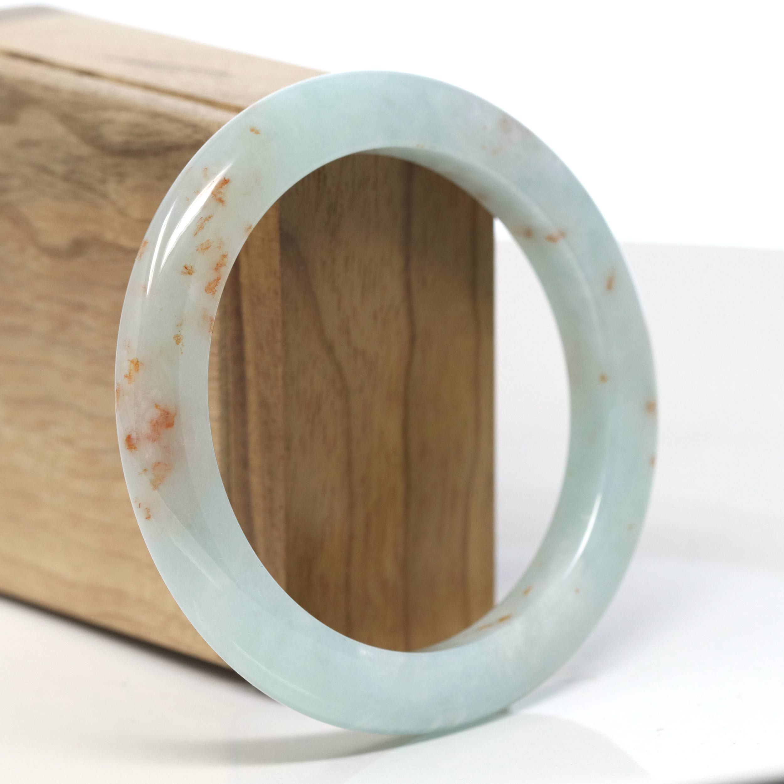 Baikalla Natural Jadeite Jade Bangle Bracelet (58.7 mm) #T849 – BKLA