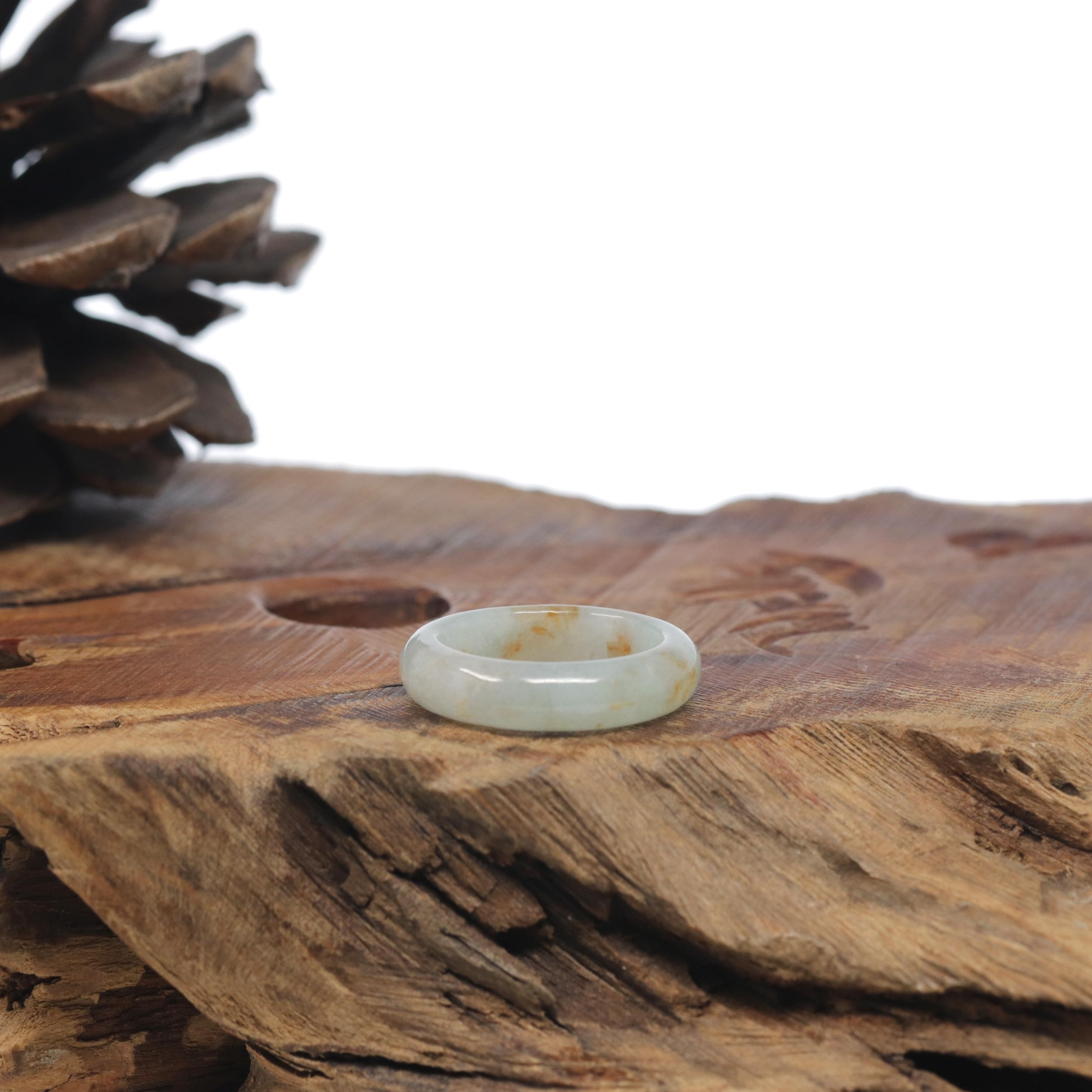 Baikalla Icy Light Green W/ Sajin Flower (Golden Dust) Burmese Jadeite ...