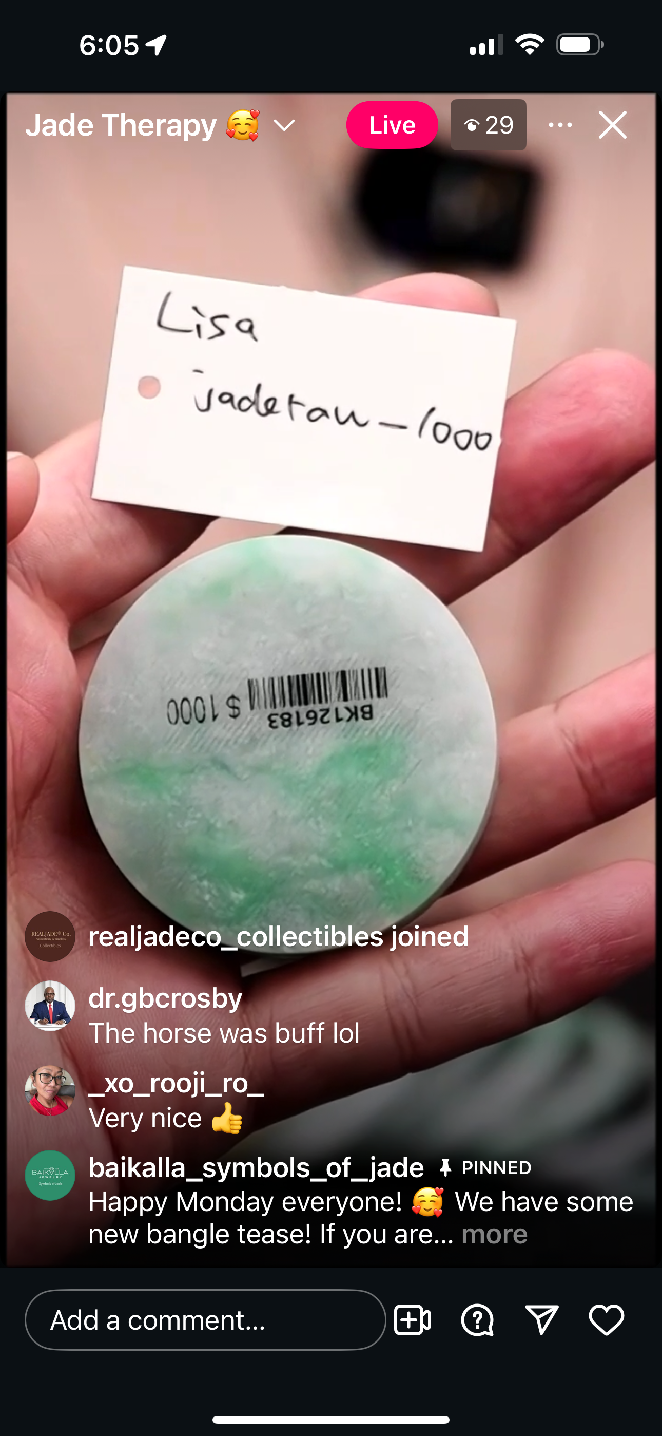 "Live" Natural Intense Green Flower Color Jadeite Jade Pancake Custom ...