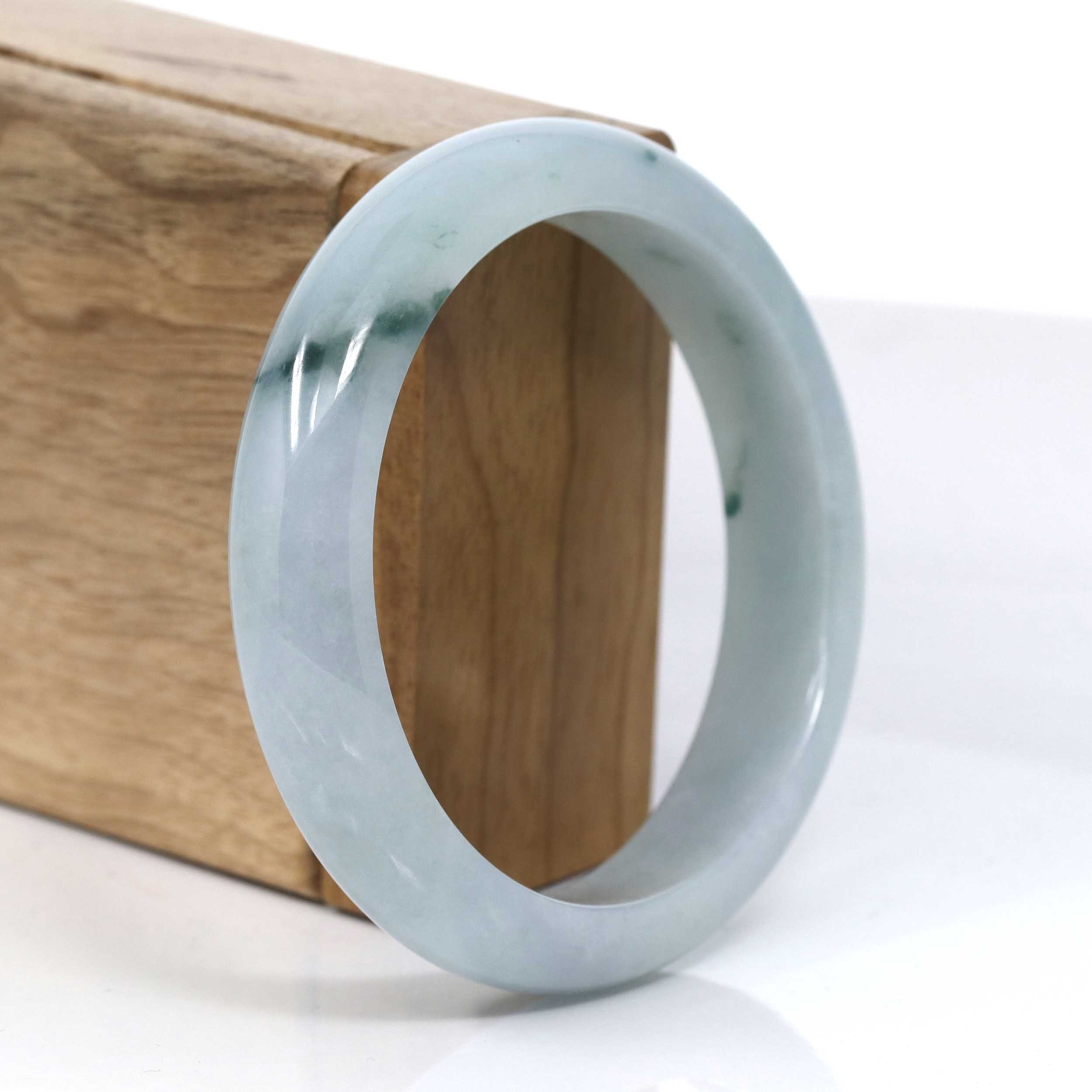 Genuine Burmese Ice Jadeite Jade Bangle Bracelet ( 58.74 mm )#954 – BKLA