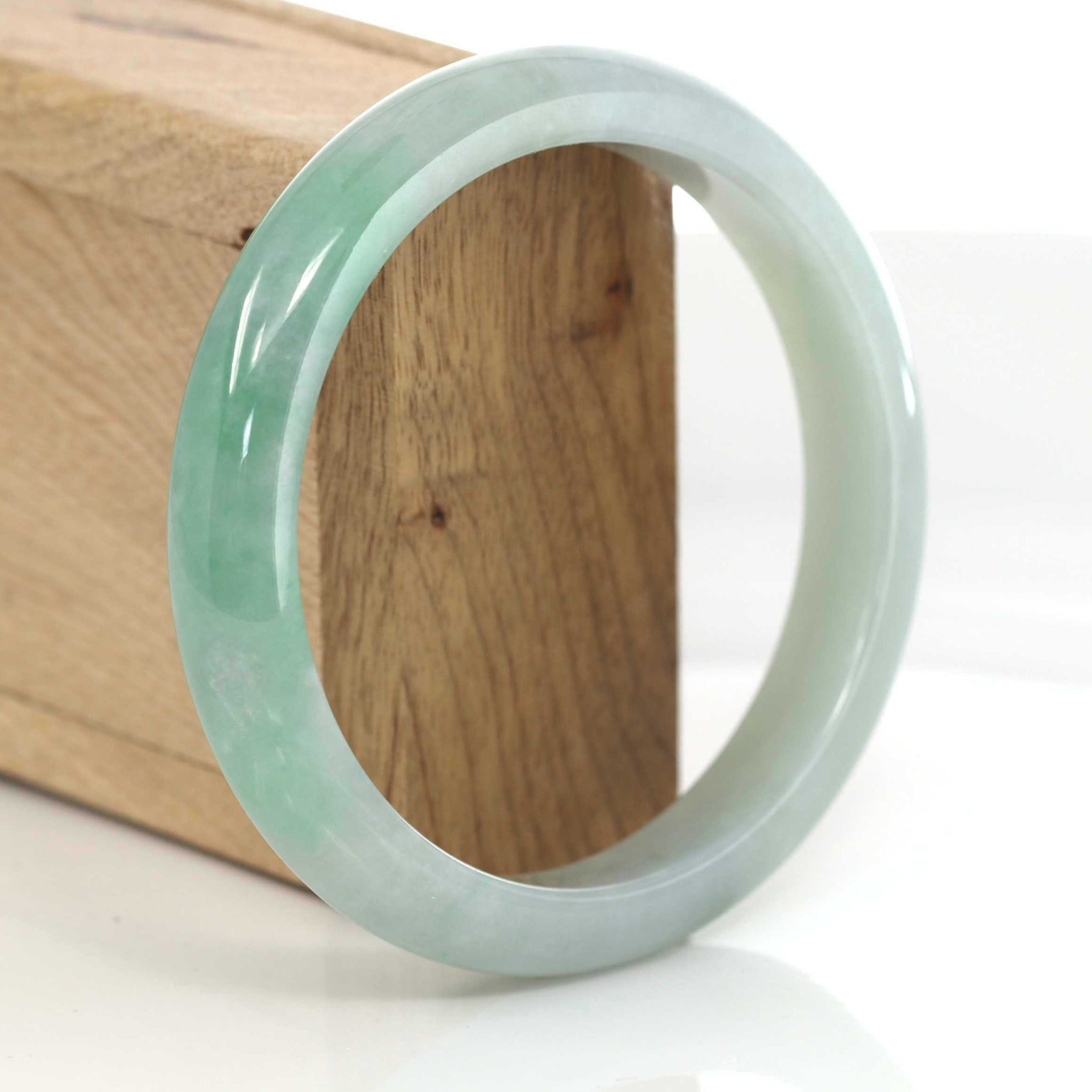 Classic Forest Green Genuine Jadeite Jade Bangle (62 mm) #644 – BKLA