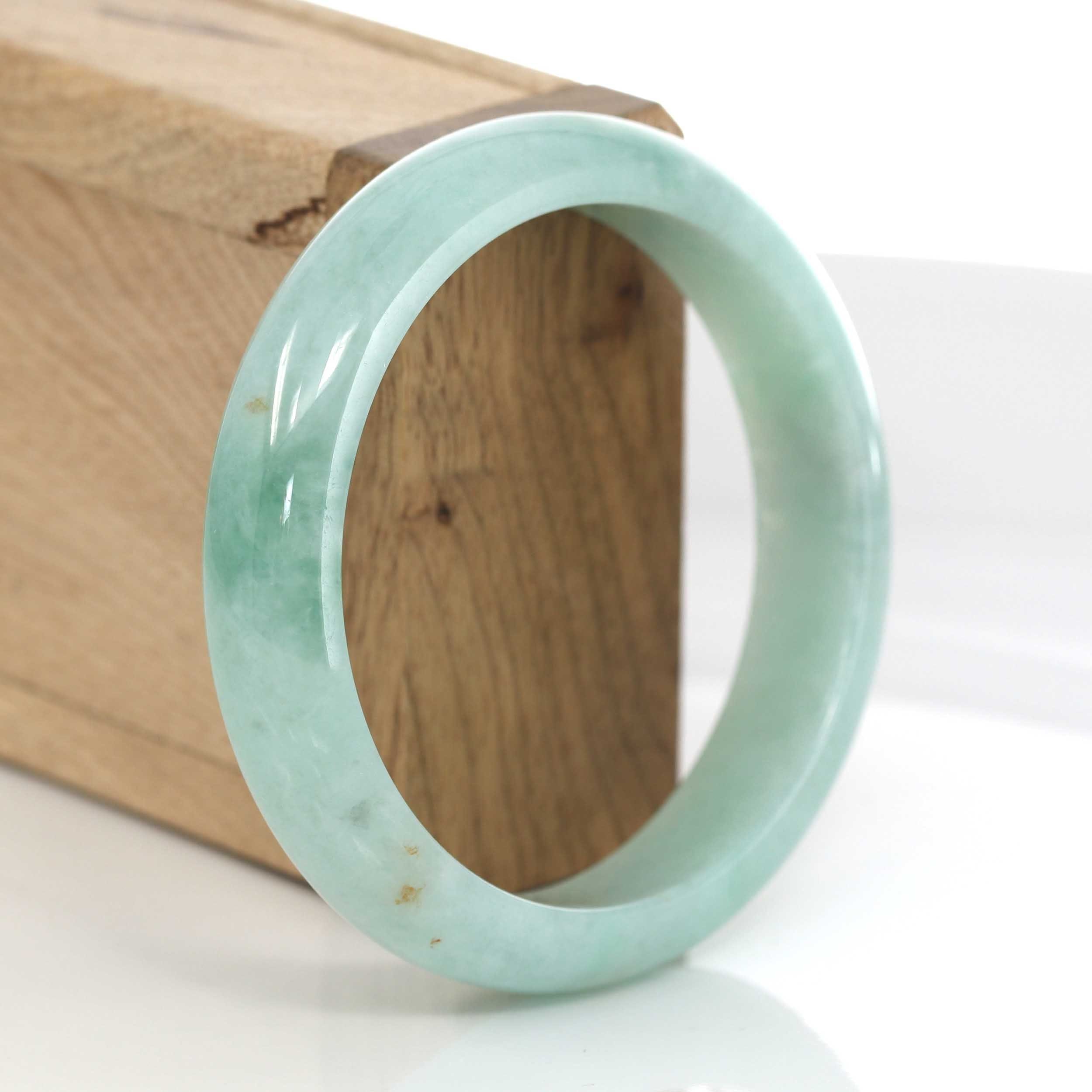 Classic Green Genuine Jadeite Jade Bangle (56.77 mm ) #637 – BKLA