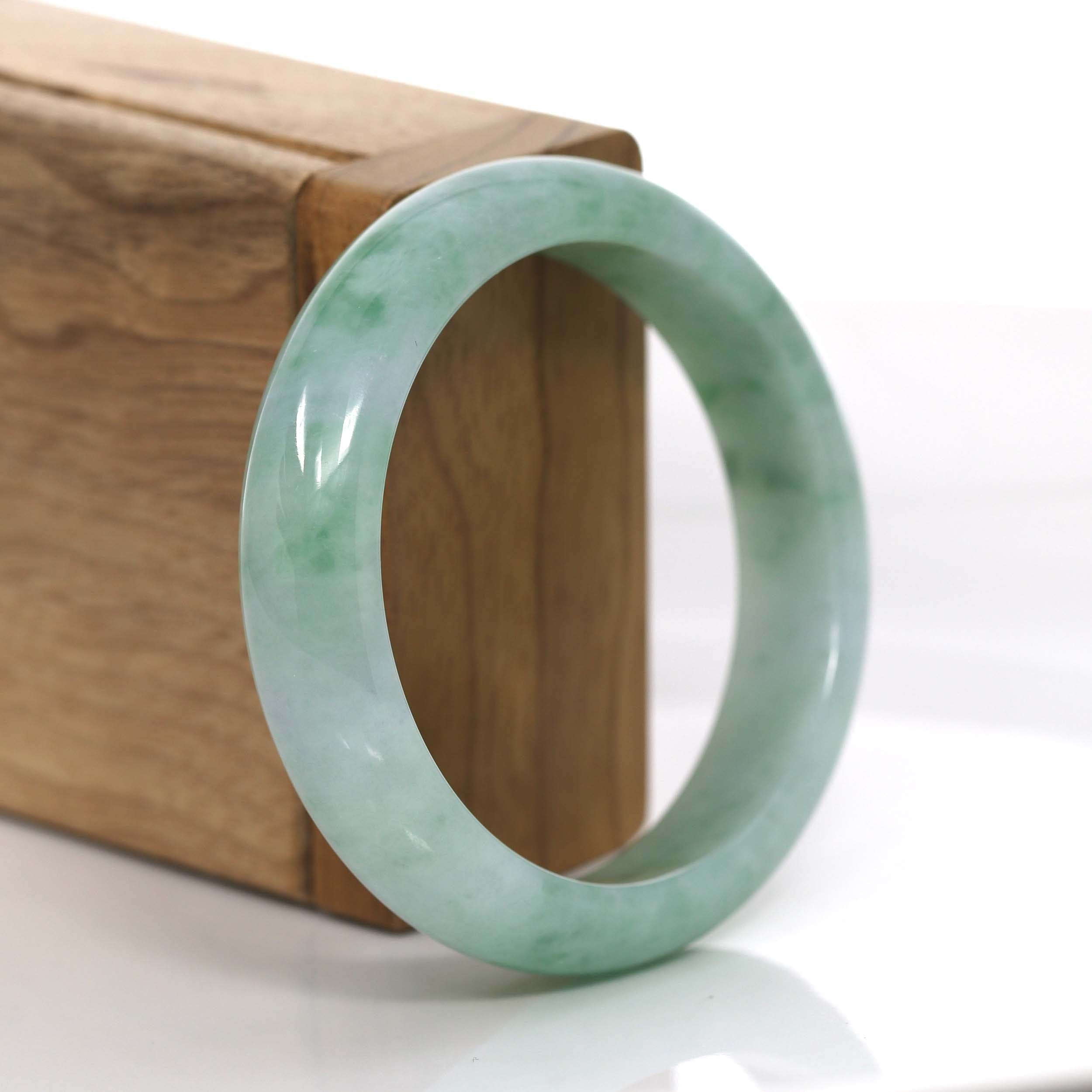Real Jadeite Jade Bangle Bracelet | Natural A Jadeite Jade Jewelry – BKLA