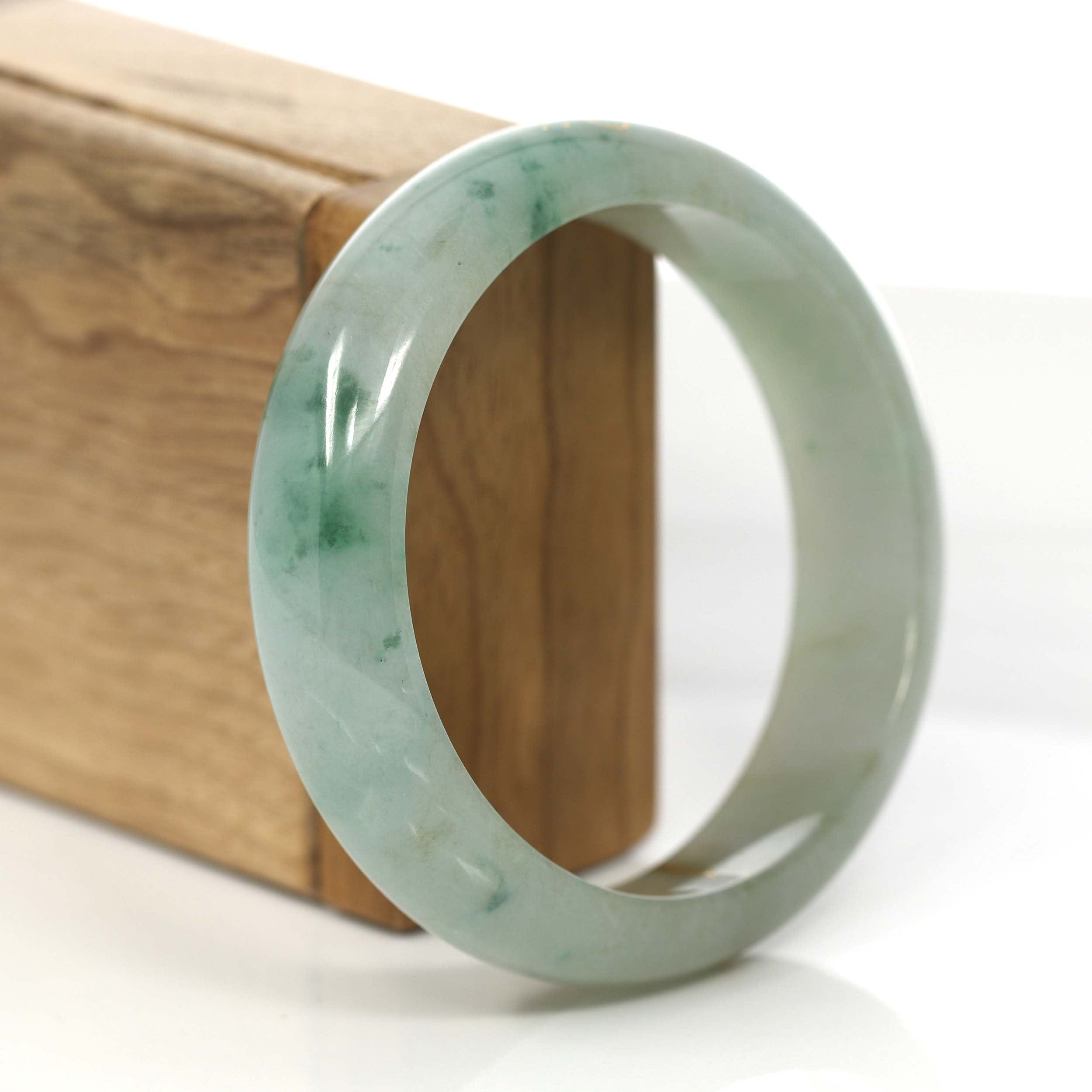 Real Jadeite Jade bangle Bracelet | Gold Bracelet | Real jade Jewelry ...