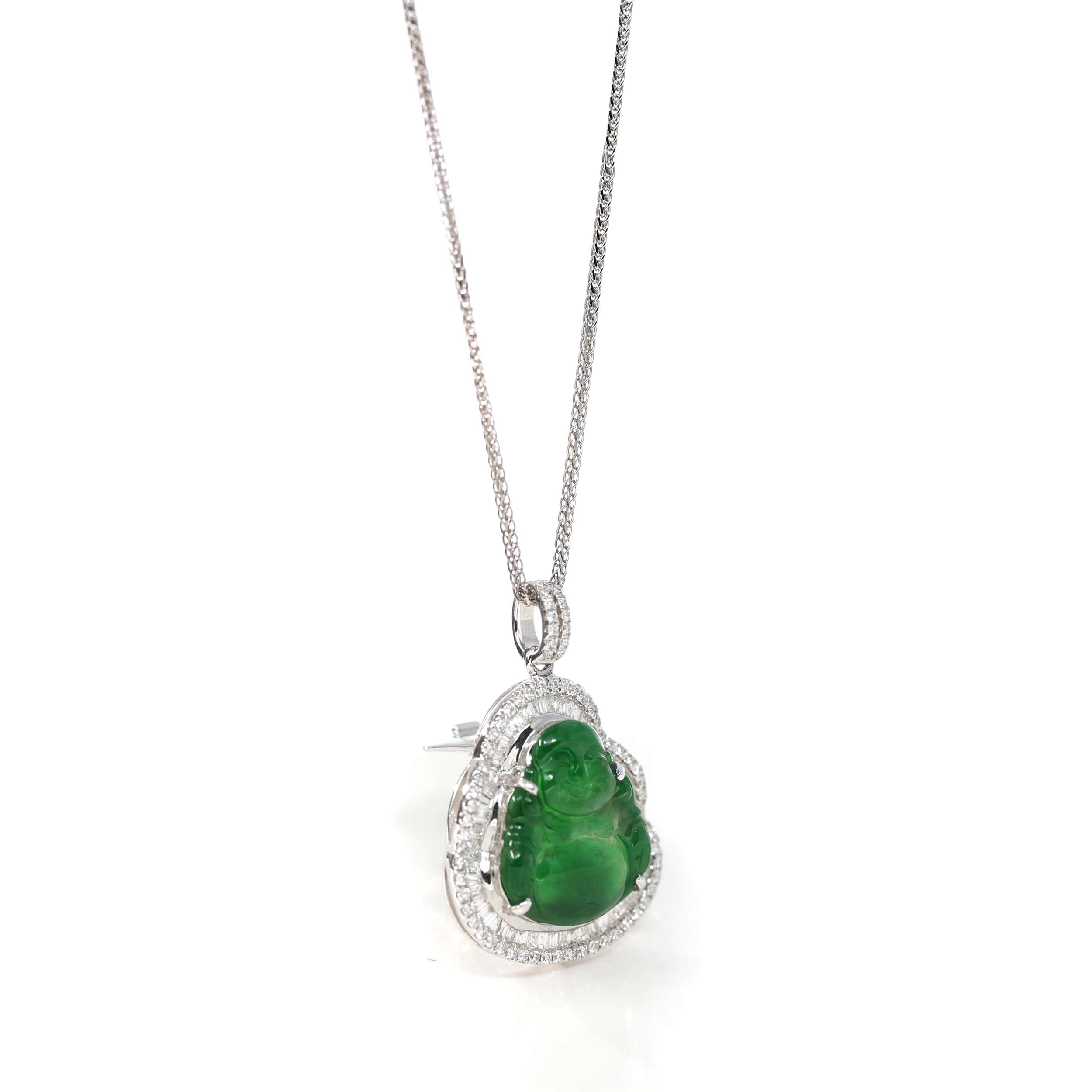 Jade Diamond Necklace