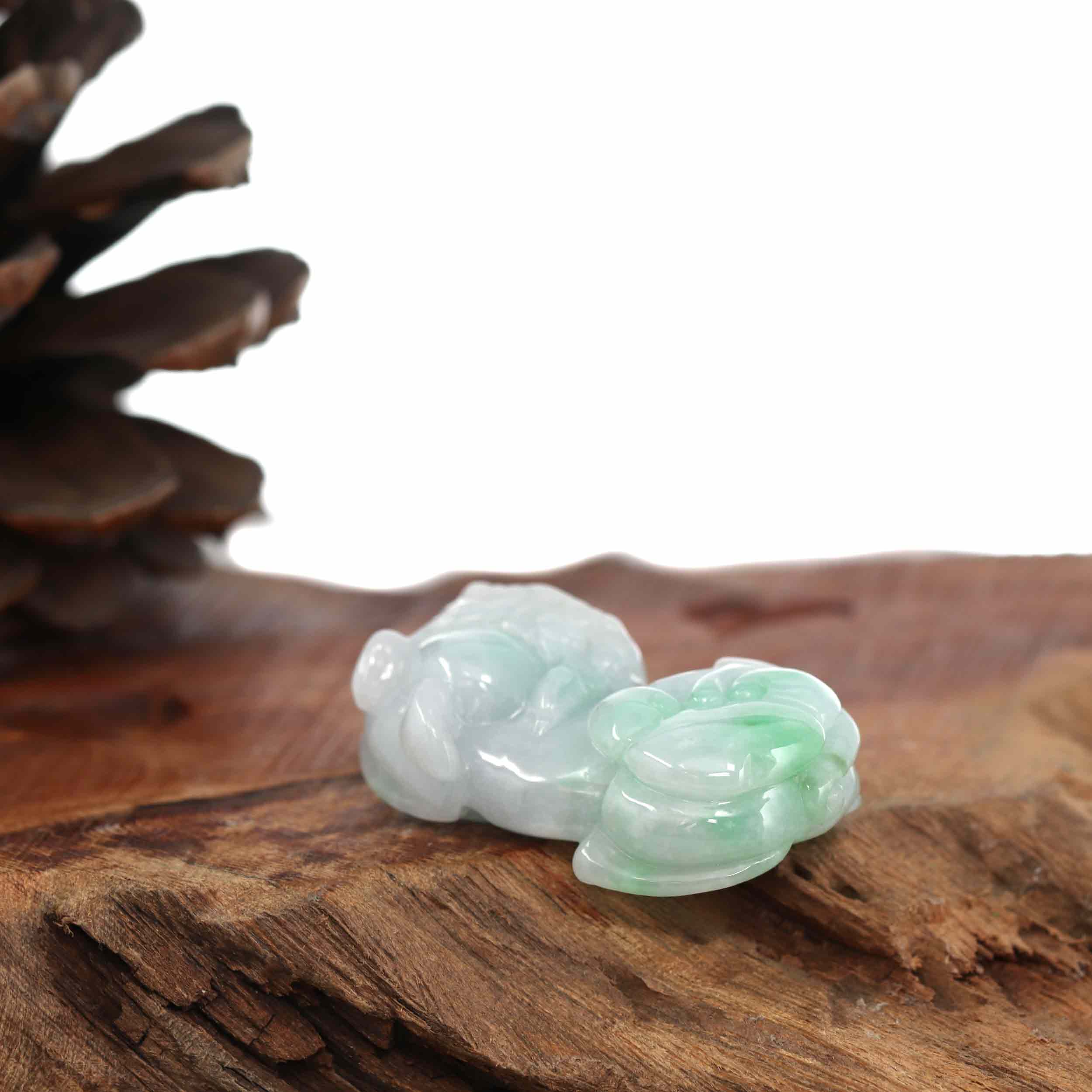 Genuine Burmese Green Jadeite Jade PiXiu Pendant Necklace – BKLA